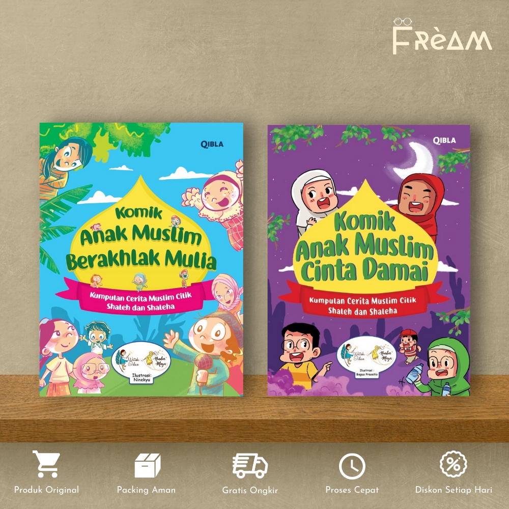 Jual Buku Anak Muslim Komik Anak Muslim Berakhlak Mulia | Cinta Damai ...