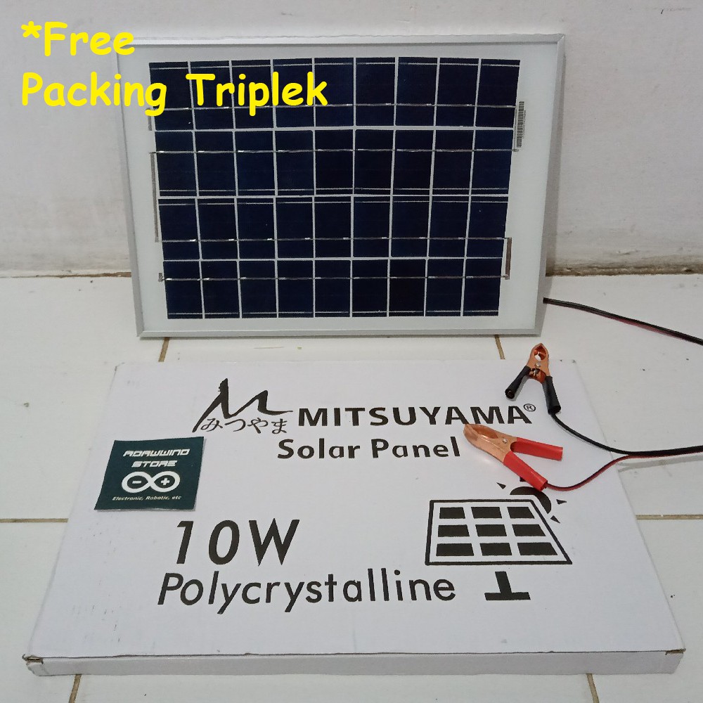 Jual Solar Panel Surya 10WP Polycrystalline Solar Cell 10Watt 10 Watt ...