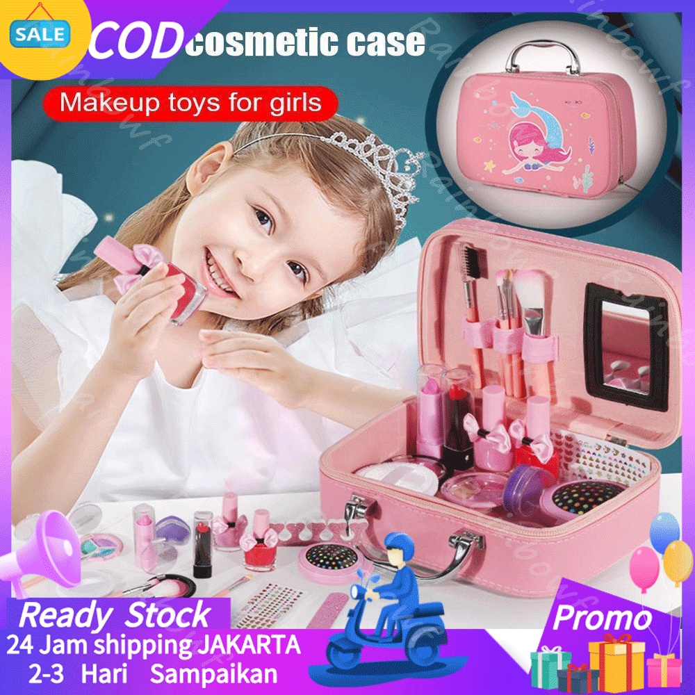 Jual COD+PROMO Mainan Anak Perempuan Make Up Tas DUMMY Kosmetik ...