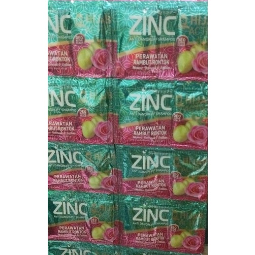 Jual shampo zinc hijab renceng isi 24(12x2)sachet | Shopee Indonesia