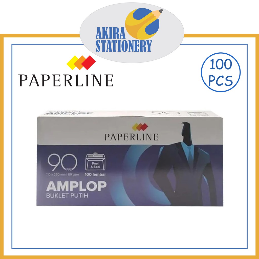 Jual Dck Amplop Kertas Putih PAPERLINE PPS 90 - 11 x 23 cm / Envelope ...