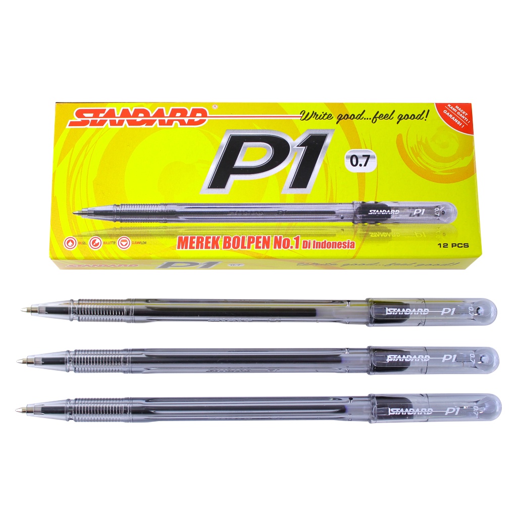 Jual Standard - Pen P1 0.7 (Pulpen, Pena, Ballpoint, Pen) | Shopee ...