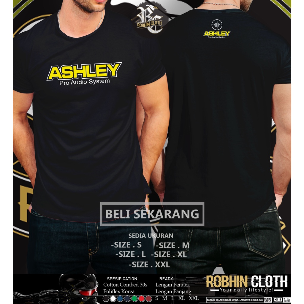 Jual Kaos Ashley Pro Audio System DB Operator Sound System v2 Baju ...