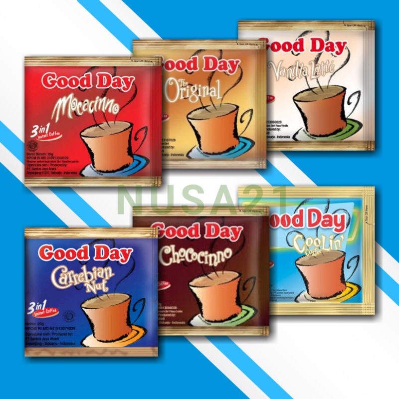 Jual ALL Varian GOOD DAY 20 gr 10 Sachet The Original - Coolin ...