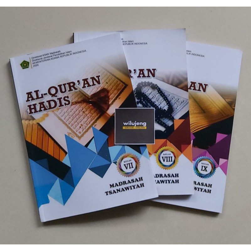 Jual Buku Siswa Al Quran Hadis 7, 8, 9 MTS KMA Terbaru (pcs) (510gr) | Shopee Indonesia