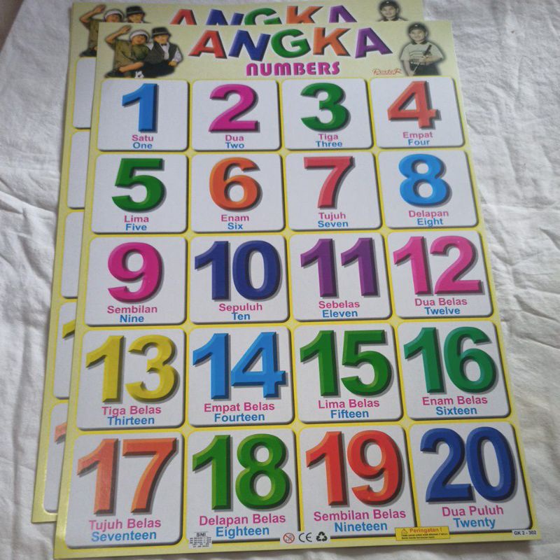 Jual POSTER edukasi anak merek Kiki Murah Banyak Varian | Shopee Indonesia