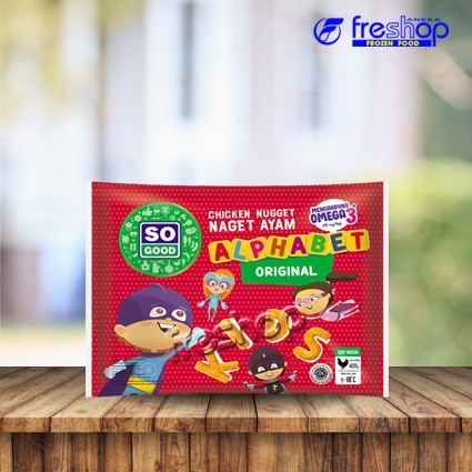 Jual So Good Nugget Alphabet 400 gr | Shopee Indonesia