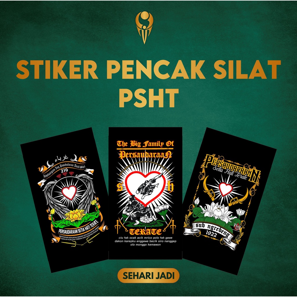Jual STIKER PERSAUDARAAN SETIA HATI TERATAI PSHT - SOLDIMPRO | Shopee Indonesia