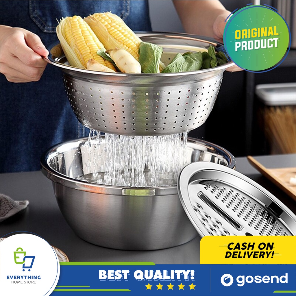 Jual Stainless Steel 3iN1 Basin EHS | Shopee Indonesia