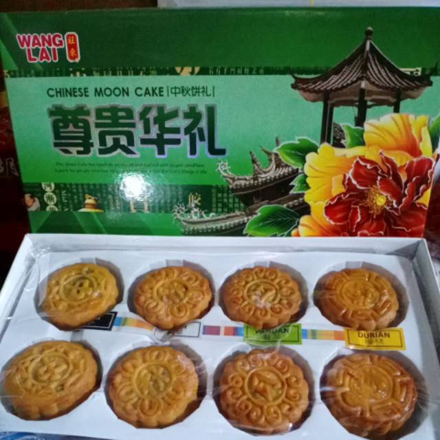 Jual Kue Bulan Mooncake Wang Lai 4rasa mini Medan Halal | Shopee Indonesia