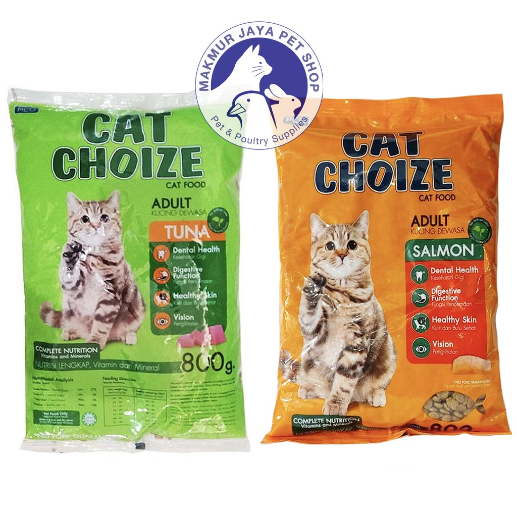 Jual Cat Choize Cat Food Tuna & Salmon 800gr / Makanan Kucing 800 gram ...
