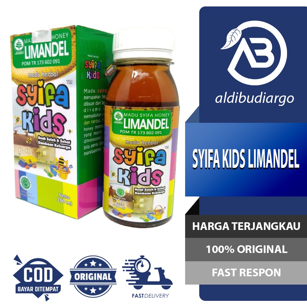 Jual SYIFA KIDS LIMANDEL MADU ANAK HERBAL AMANDEL MENURUNKAN PANAS 100 ...