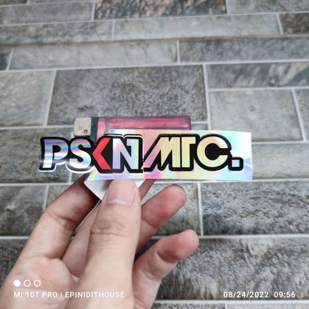 Jual Stiker PSKN Matic Pasukan Kata Viral Gaul Hologram Rainbow Motor ...