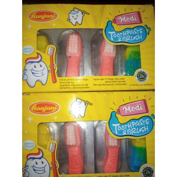 Jual Permen Modi Toothpaste isi 24 pcs | Shopee Indonesia