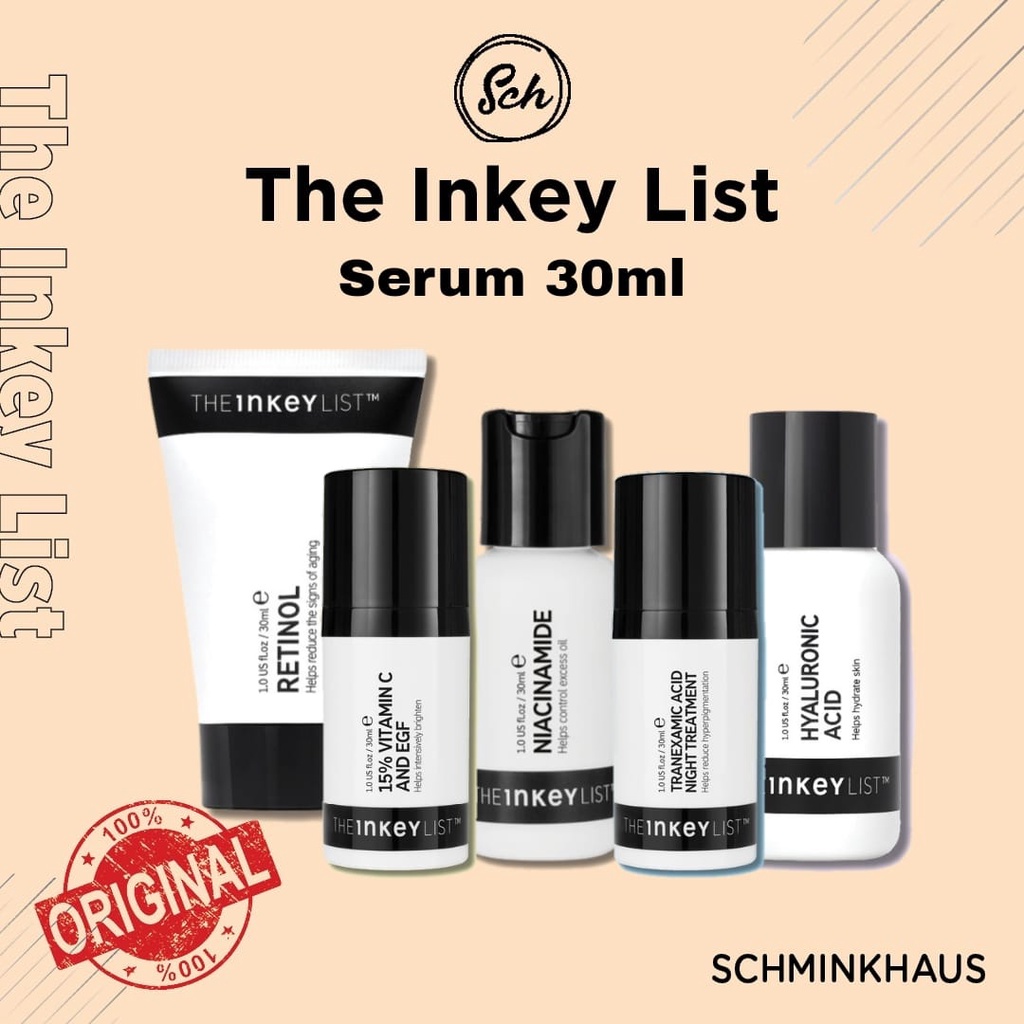 Jual THE INKEY LIST Serums 30ml ( Retinol / Hyaluronic Acid ...