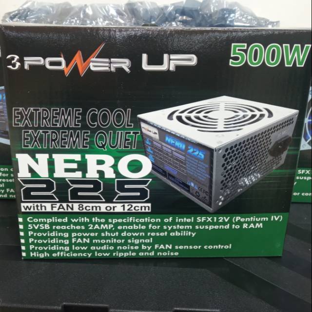 Jual PSU POWER SUPPLY POWER UP 500WATT | Shopee Indonesia