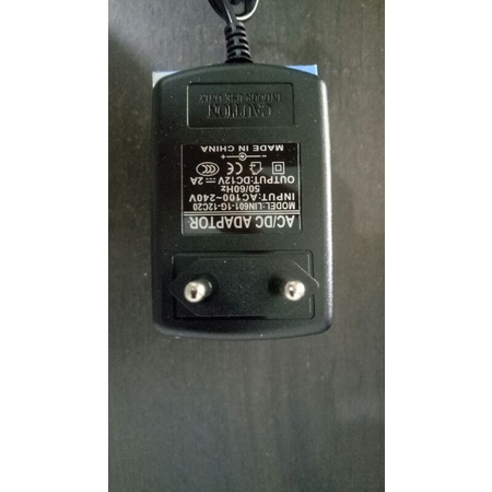 Jual Adaptor 12V 2A Power supply AC to DC adapter 12v 2a Digital CCTV ...