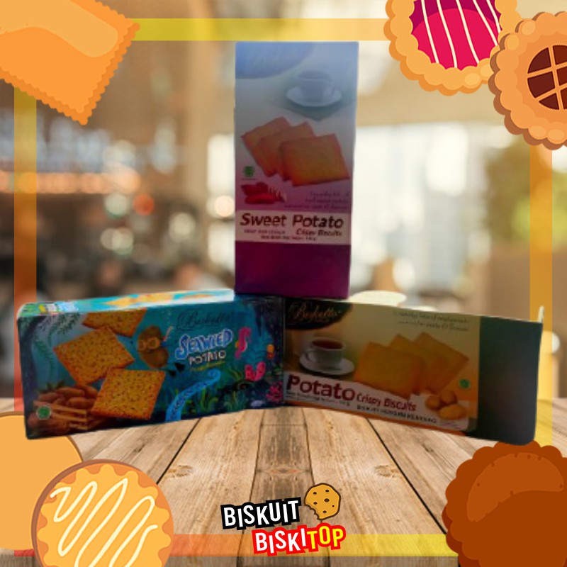 Jual B. BISKITOP - BISKOTO POTATO BOX 160g Kentang Gurih Biskuit Kue ...