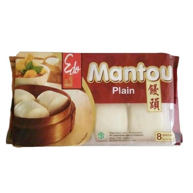 Jual Edo Mantou Plain 320gr Isi 8pcs / Mantao / Mantau | Shopee Indonesia