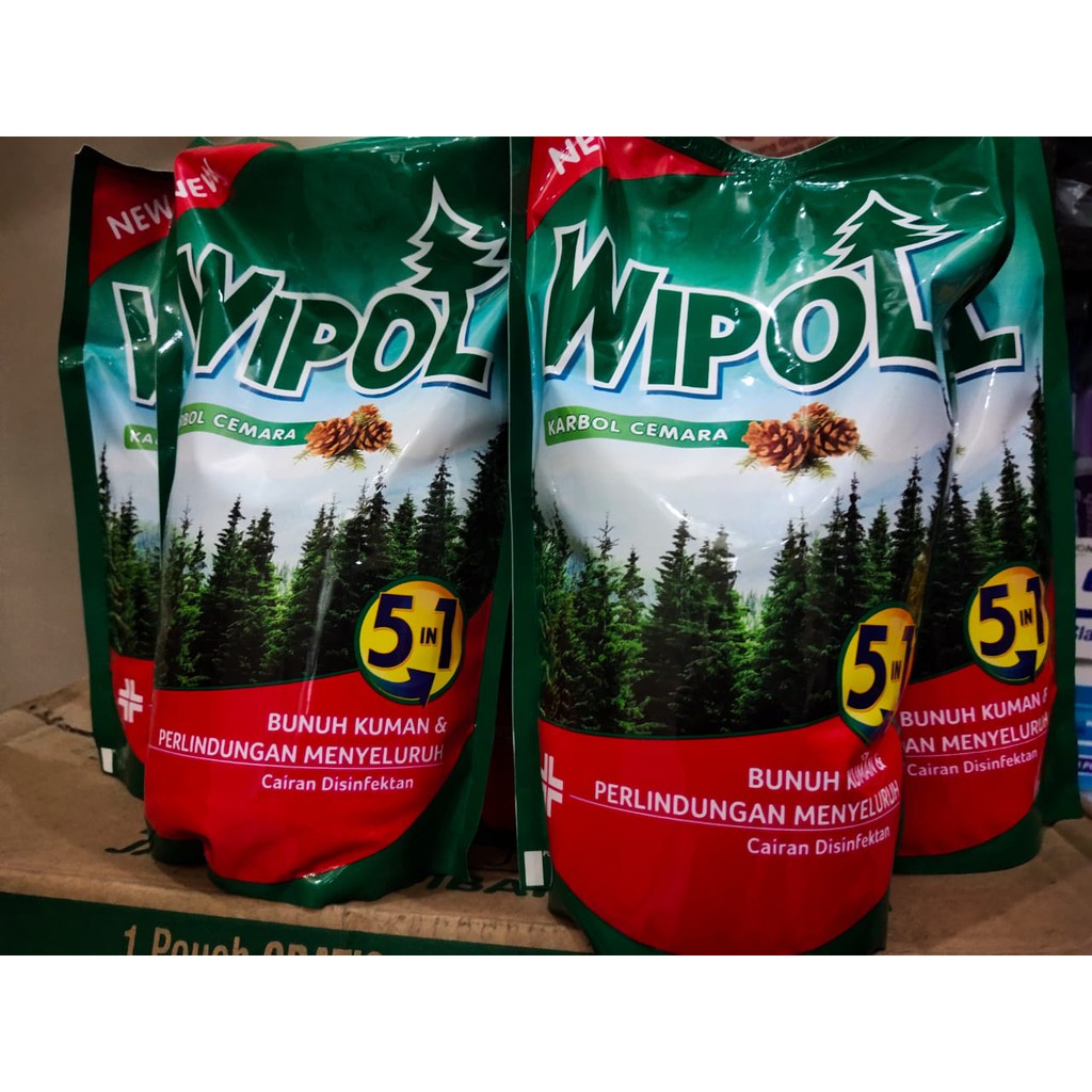 Jual Wipol Karbol Pembersih Lantai Refill 750 ml - Multi Pack/wipol ...