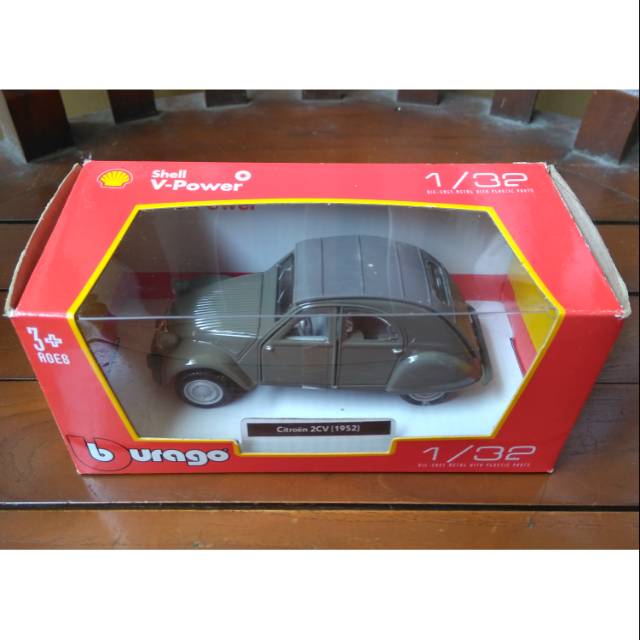 Jual Shell Burago - Citroen 2Cv (1952) diecast minifigure | Shopee ...