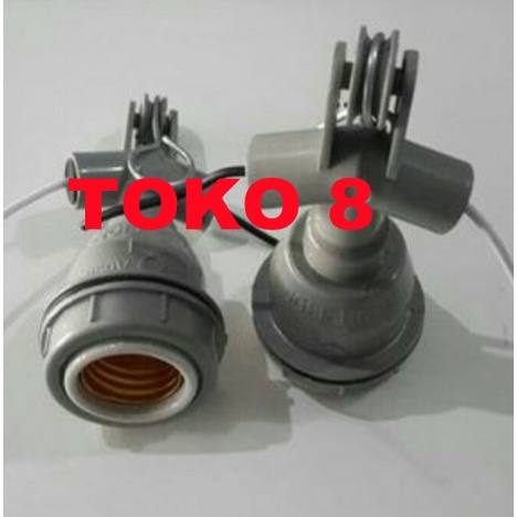 Jual Fitting Gantung Keramik WD / Fitting Lampu Jalan / Fiting WD E27 | Shopee Indonesia