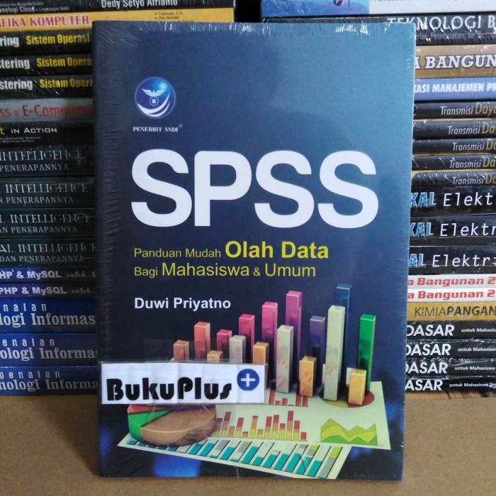 Jual Statistik Book Buku Spss Panduan Mudah Olah Data Bagi Mahasiswa Dan Umum | Shopee Indonesia