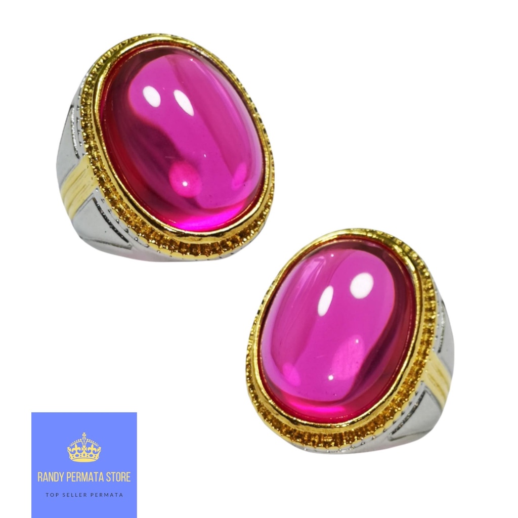 Jual Batu Cincin Permata Rose Siam Bangkok / Ruby Siam Naik Ds Ring ...
