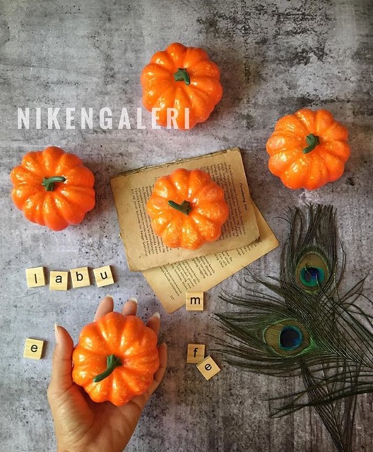 Jual Labu oren - Labu imitasi hiasan dekorasi | Shopee Indonesia