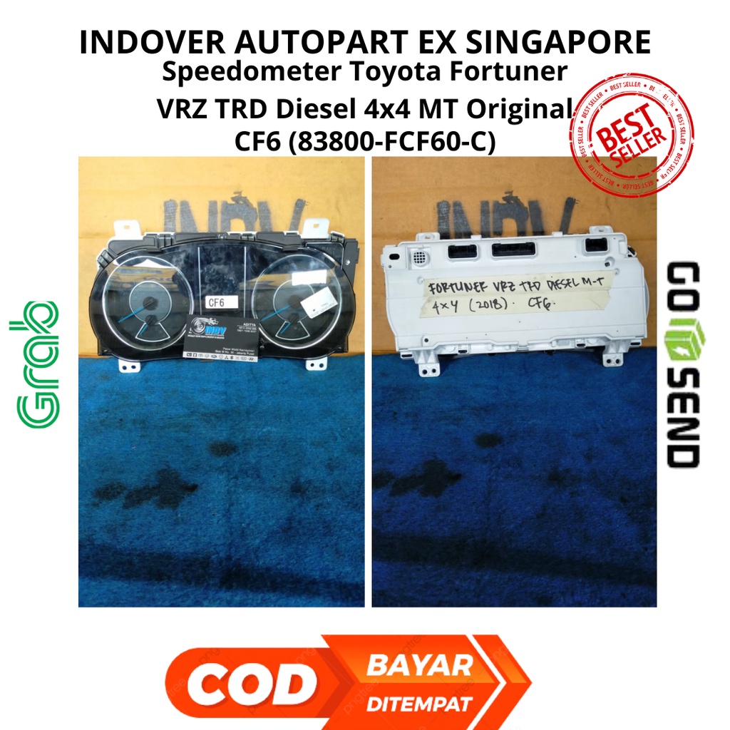 Jual Speedometer Toyota Fortuner VRZ TRD Diesel 4x4 MT Part Number ...