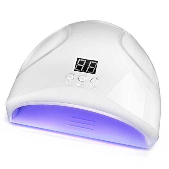 Jual Alat Pengering Kutek Kuku Gel Nail Art Lampu UV LED Smart Portable Pedicure Nail Dryer YZ ...