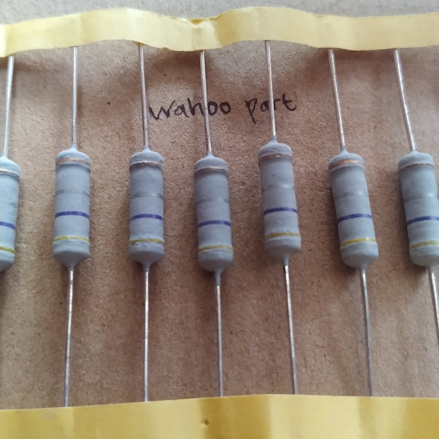 Jual Resistor 0,47 ohm Taiwan 2 watt 5% harga per 10 pcs | Shopee Indonesia
