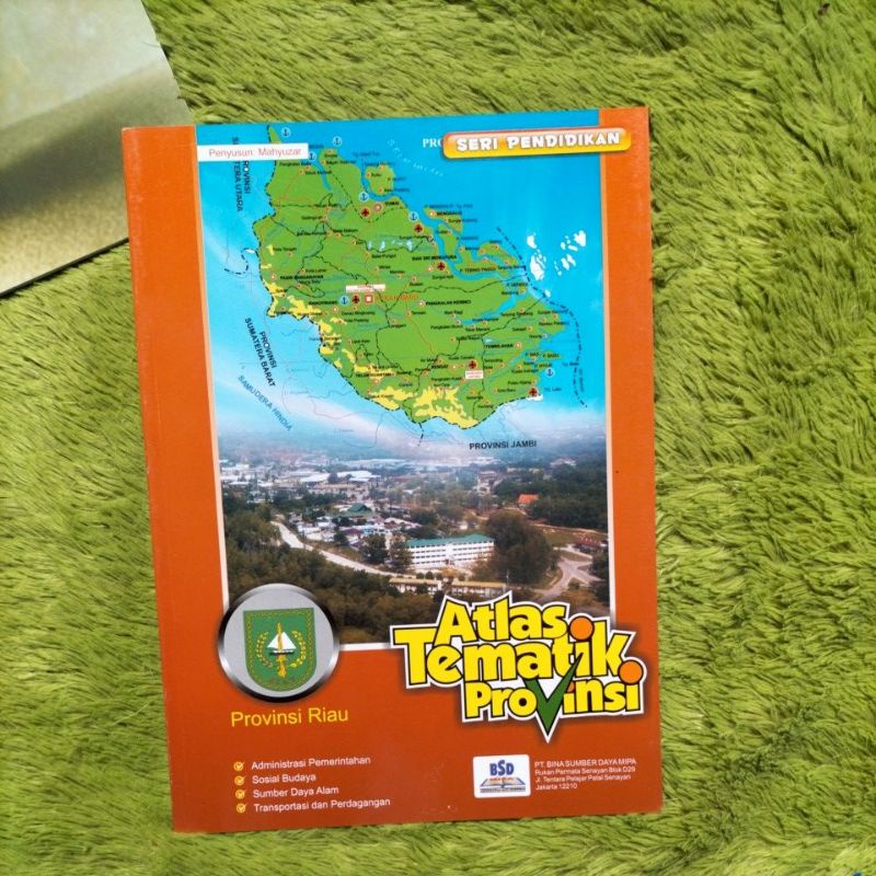 Jual ORIGINAL BUKU ATLAS TEMATIK PROVINSI PETA RIAU | Shopee Indonesia