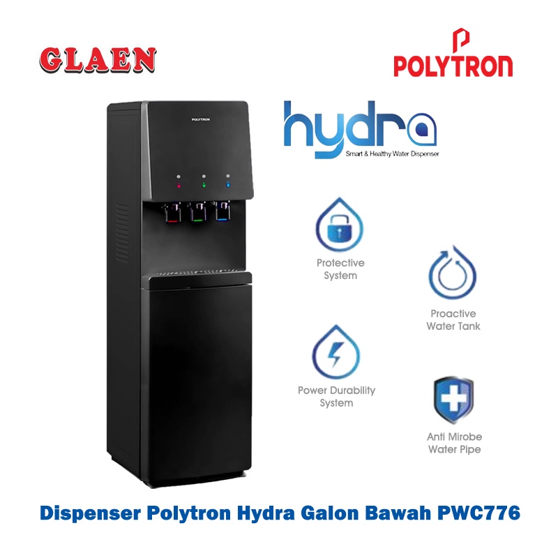Jual Dispenser Polytron Galon Bawah PWC-776 Kompresor | Shopee Indonesia