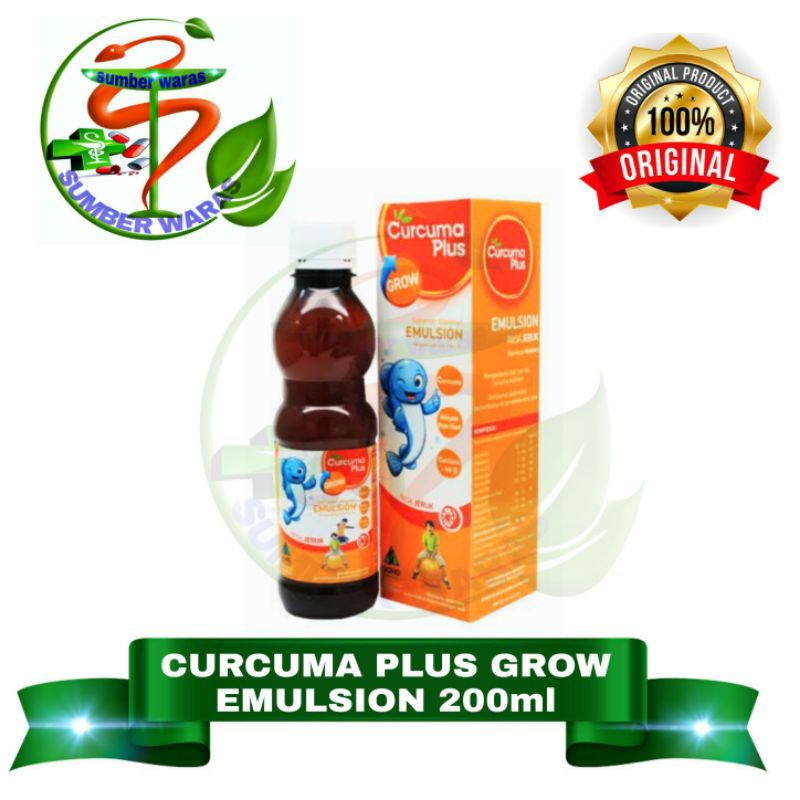 Jual curcuma plus grow emoltion 200ml / vitamin pertumbuhan anak dan ...