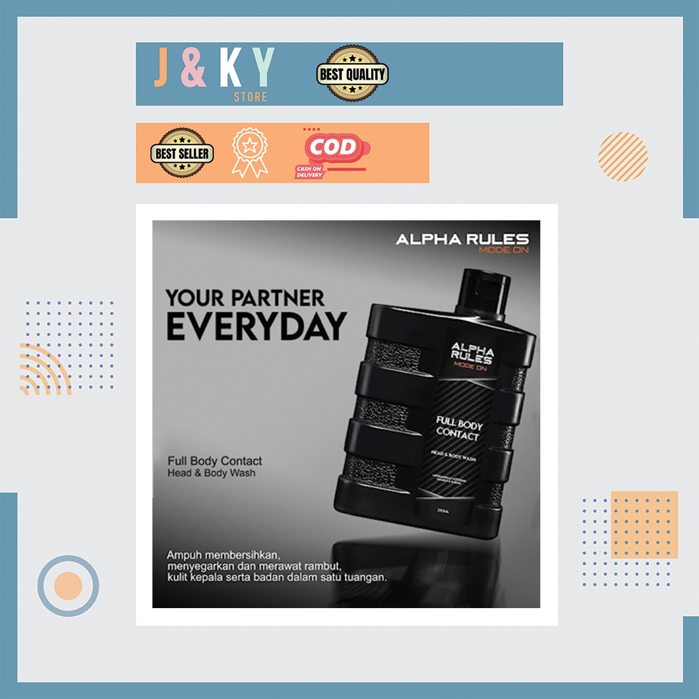 Jual Alpha Rules Full Body Contact Sabun Mandi dan Shampoo Rambut Anti ...