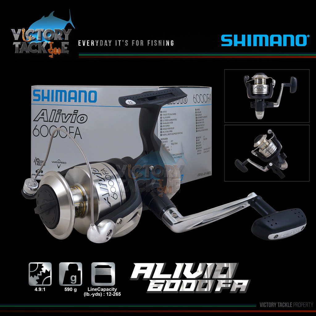 Jual REEL PANCING | SHIMANO ALIVIO FA 6000 | 8000 SCM | 10000 Spinning ...