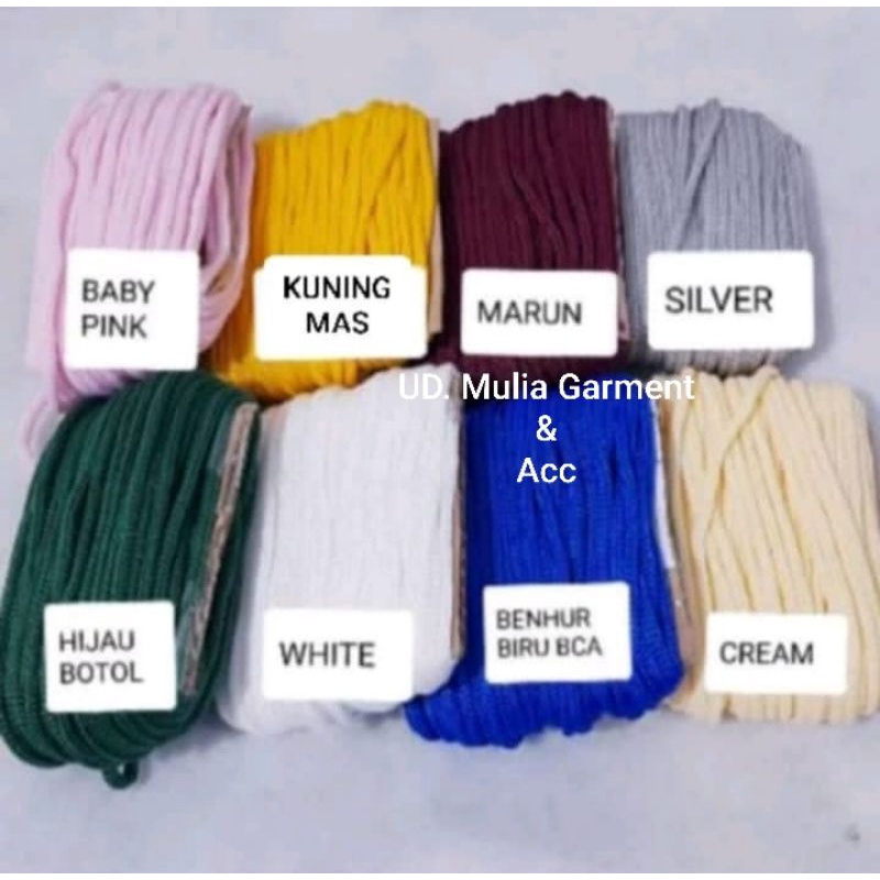 Jual TALI KUR 4B ( 5MM ) BAHAN POLYESTER HARGA UNTUK 20 METER | Shopee ...