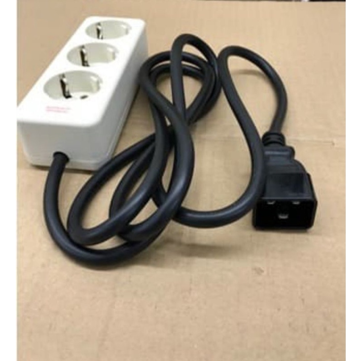 Jual Kabel power C19konverter converter Colokan Broco output Ups Apc 3 ...