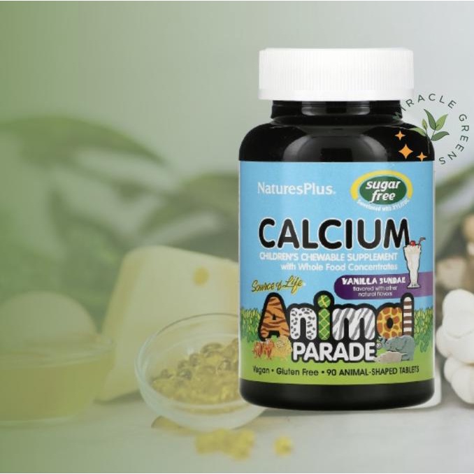 Jual Natures Plus Animal Parade Calcium Sugar Free Vitamin Tulang Anak ...