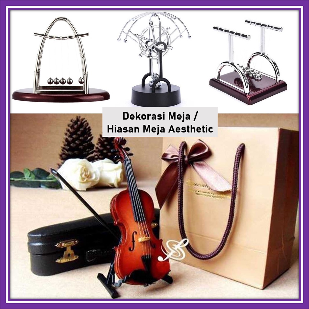 Jual Hiasan Meja Aesthetic Pajangan Dekorasi Meja Belajar Meja Kerja ...