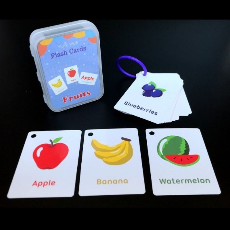 Jual Flashcard Yoyo Flash Card Anak Mainan Edukasi Anak Kartu Pintar ...