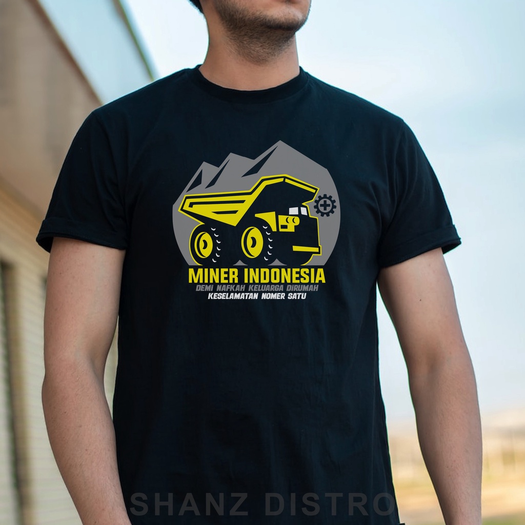 Jual Kaos Miner Pekerja Tambang Safety First Indonesia Baju Kerja Demi ...