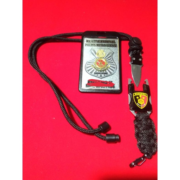 Jual Id card Reskrim polri custom pisau .bintara silver | Shopee Indonesia