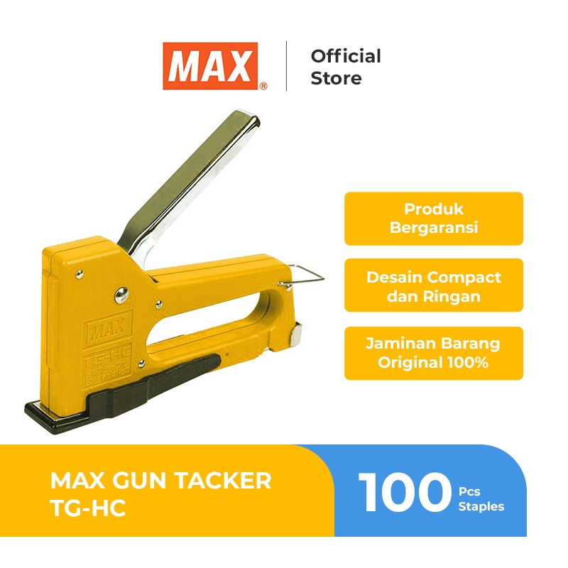 Jual MAX Stapler Tembak TG-HC (Gun Tacker) | Shopee Indonesia
