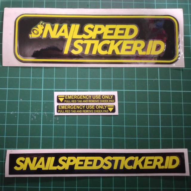 Jual Sticker helmet logo emergency use only | Shopee Indonesia