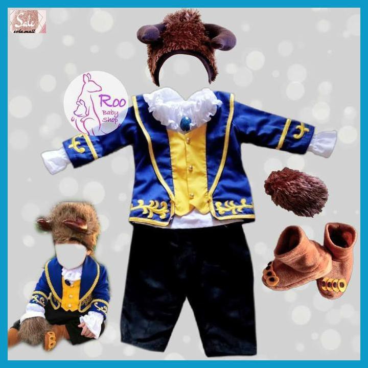 Jual retkarak- 1-4thn baju kostum cosplay prince adam belle beauty and ...