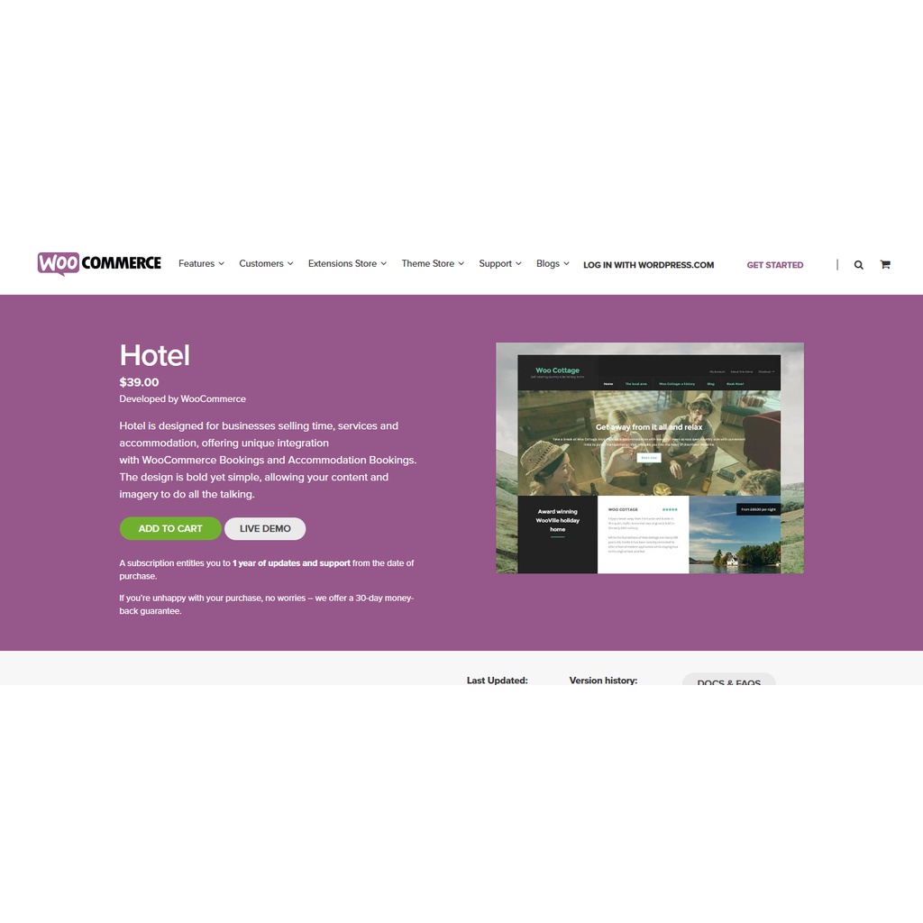 Jual Hotel Storefront WooCommerce Theme - GPL | Shopee Indonesia