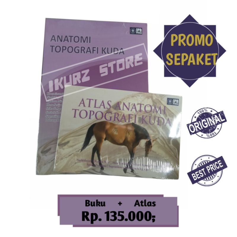 Jual Promo Paket Buku dan Atlas Anatomi Topografi Kuda | Shopee Indonesia