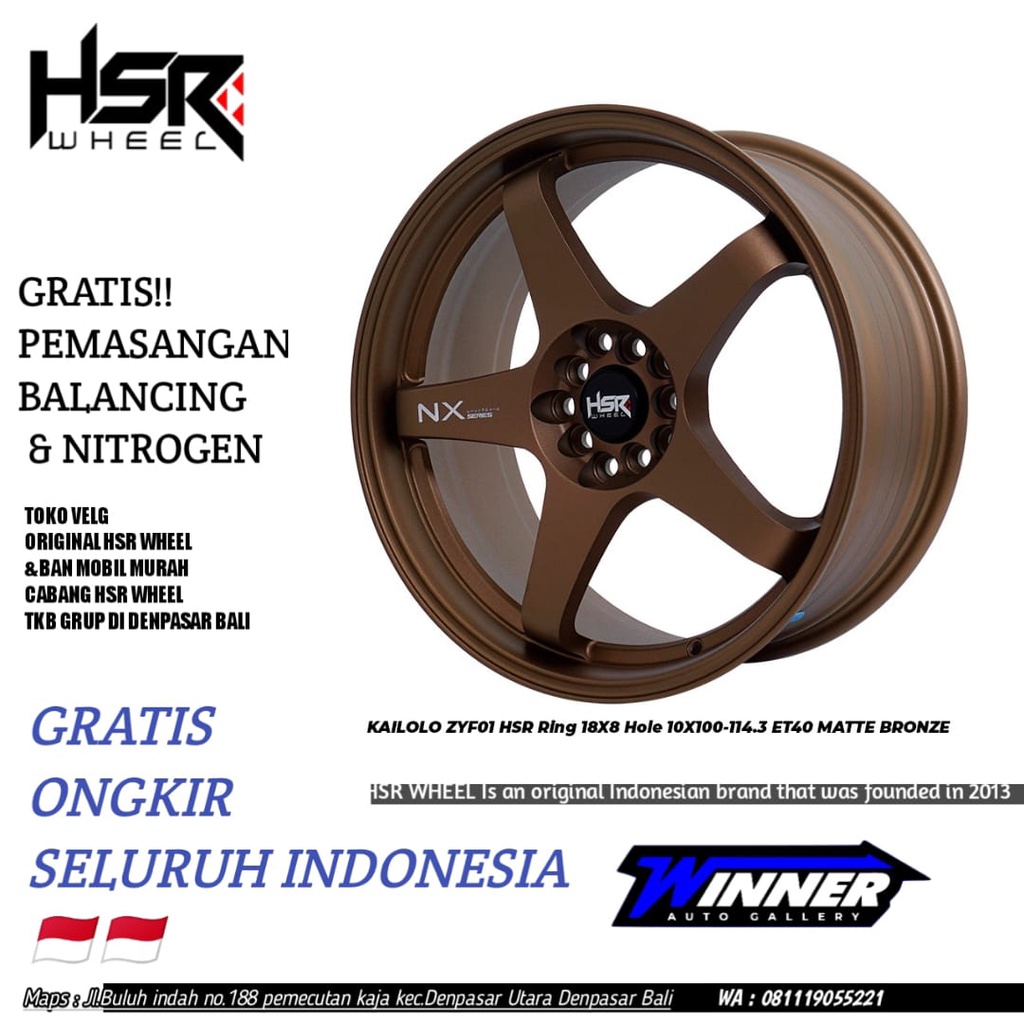 Jual Velg Racing Altis Ft86 Odyssey Silvia Ring 18 HSR Kailolo | Shopee ...